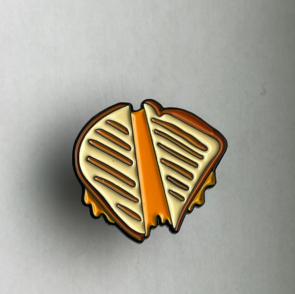 Grilled Cheese Enamel Pin – Deli Fresh Threads